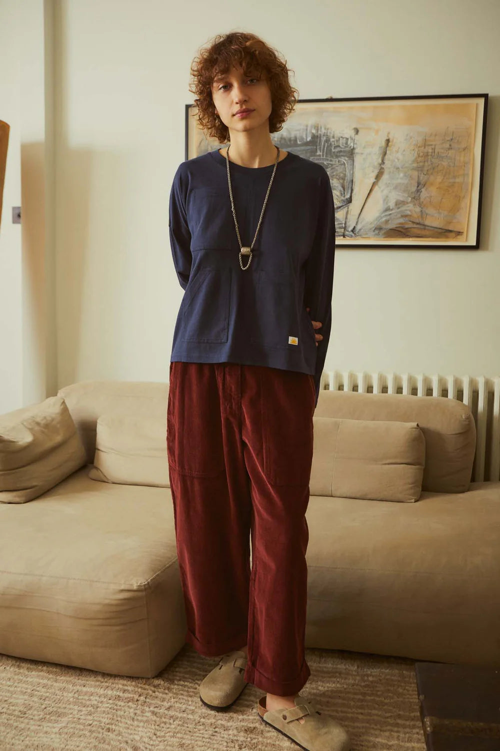 Buy online LF Markey Hamley Top - Navy | Frontiers Woman Edinburgh