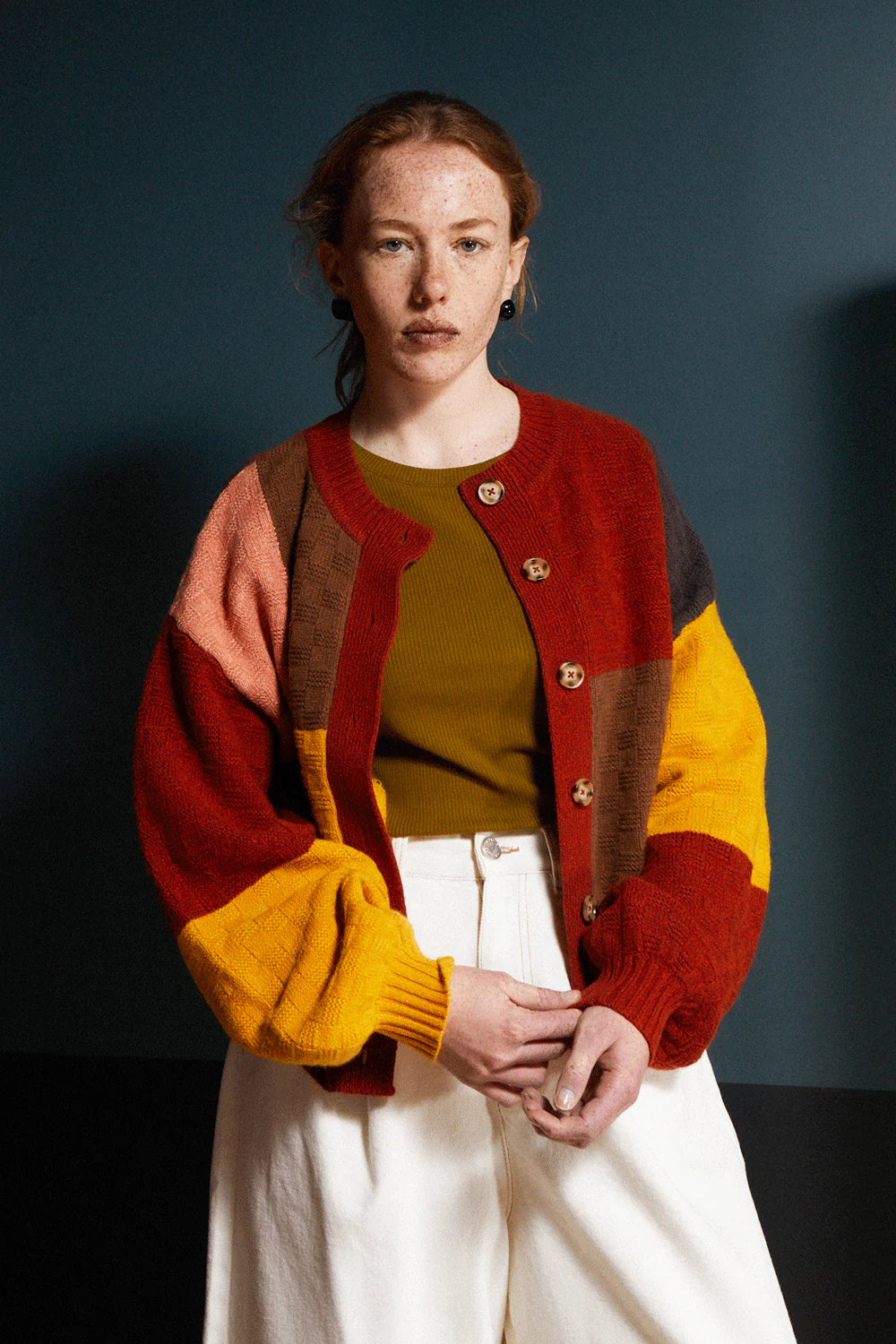 Buy online LF Markey Lonny Cardigan - Multi | Frontiers Woman Edinburgh